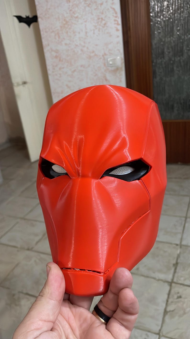 3D Printed Red Hood Mask - Etsy