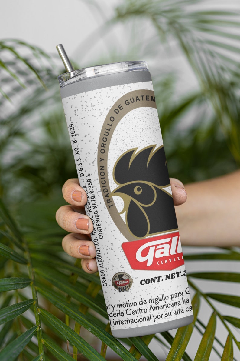 Cerveza Gallo Guatemala Beer Tumbler: Stainless Steel Drinking Cup - Etsy