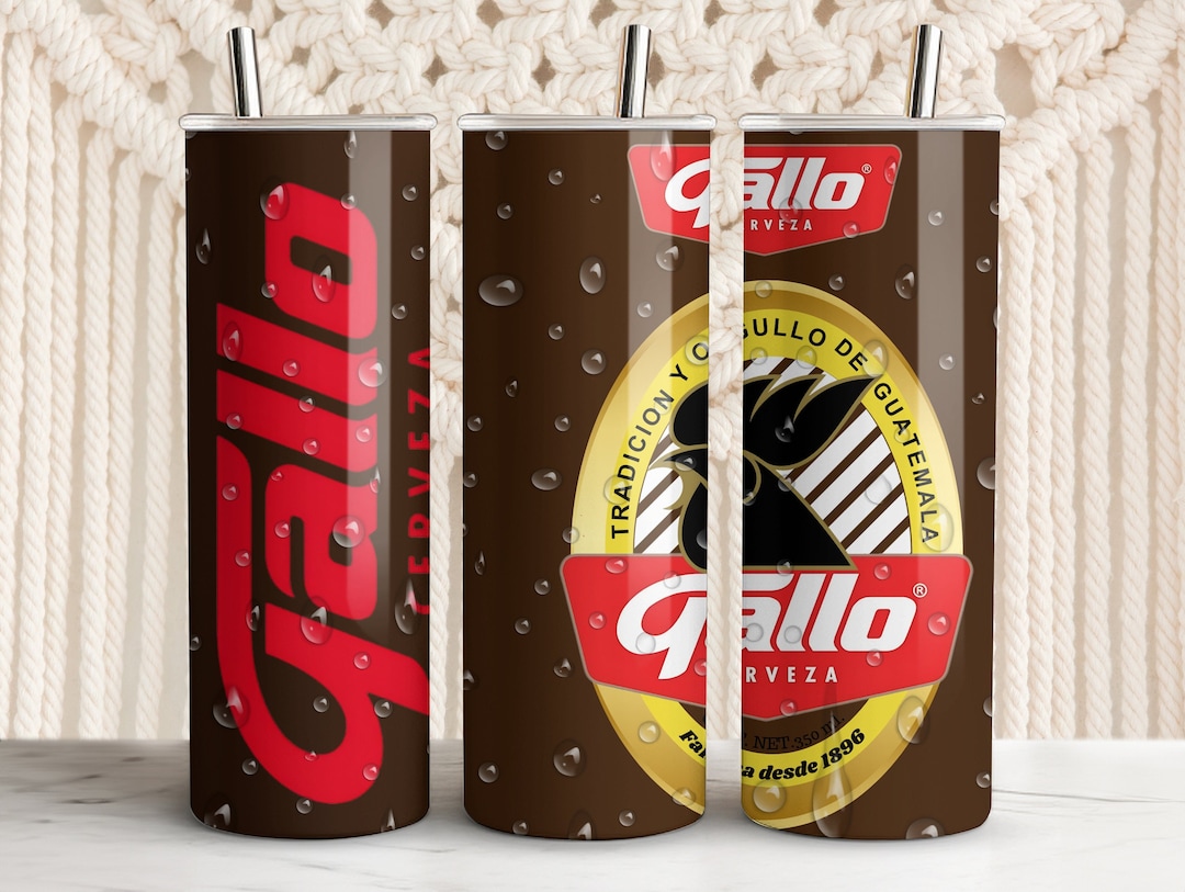 Cerveza Gallo Guatemala Beer Tumbler: 20oz Stainless Steel Cup - Etsy