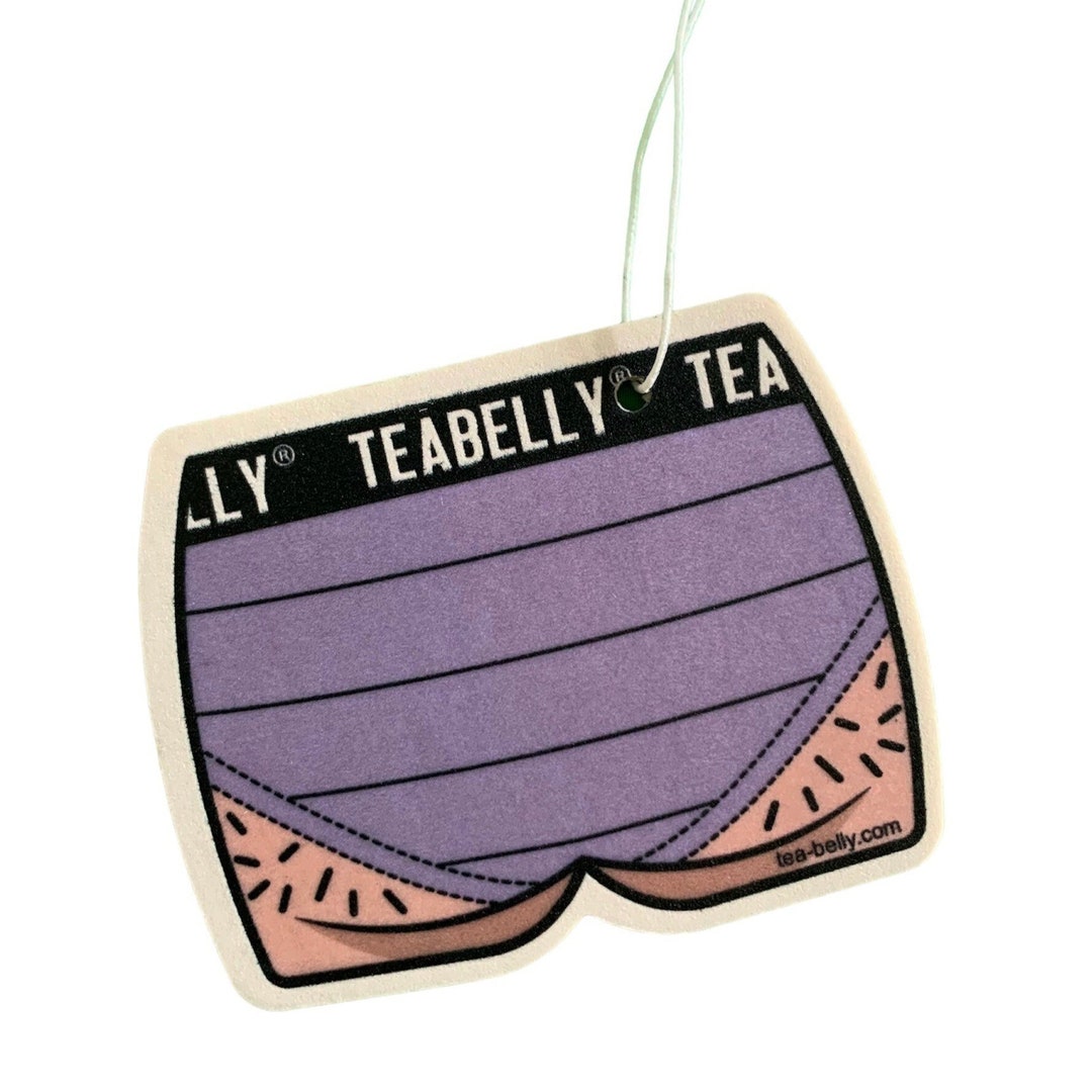 TEA BELLY Funny Car Air Freshener Cheeky Boxer Design Lavender Scent ...