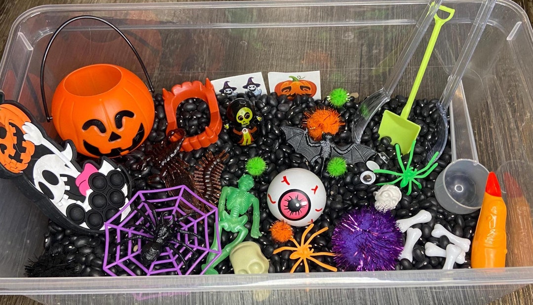 Halloween Sensory Bin for Kids. Halloween Sensory Kit. Halloween Gift ...