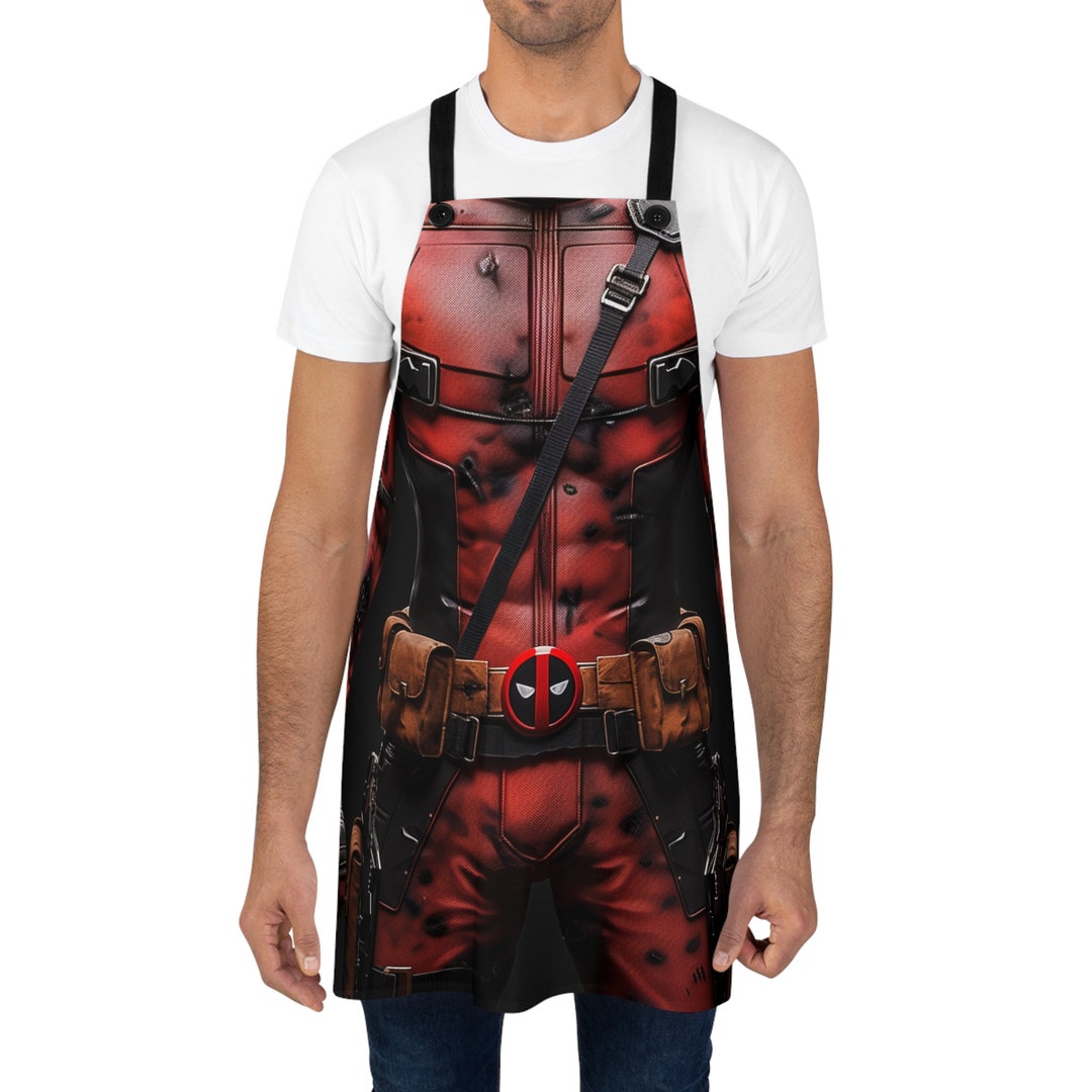 Deadpool Gift for Dad Funny Dadpool Apron - Etsy