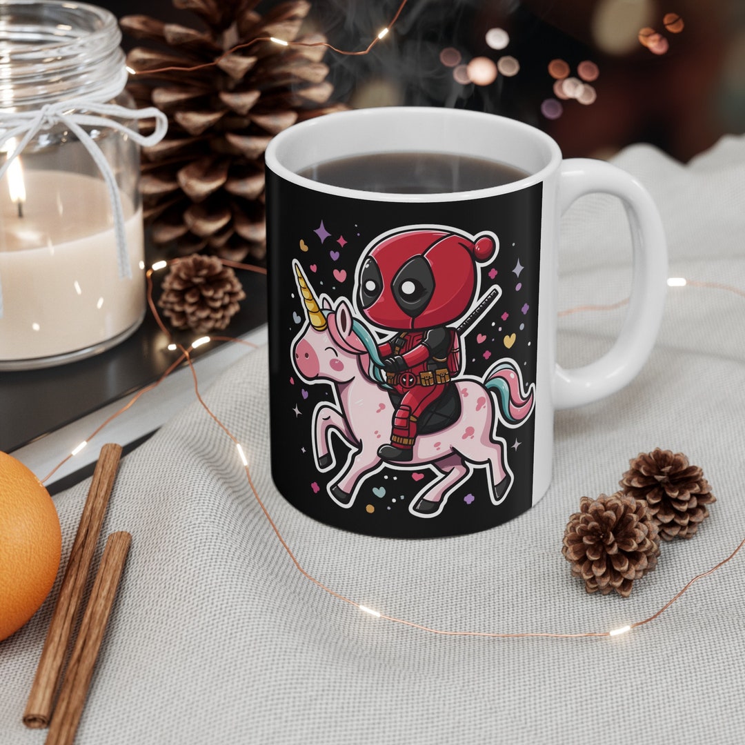 Cute Deadpool Unicorn Mug for Him Gift Mug for Her - Etsy