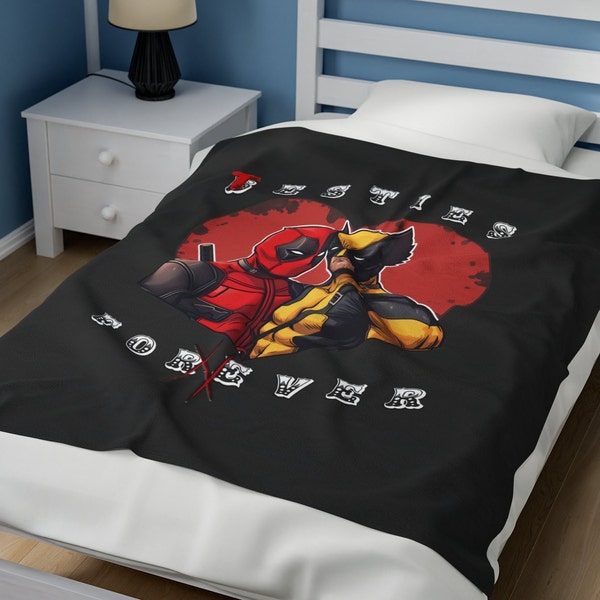 Deadpool Wolverine Blanket - Etsy