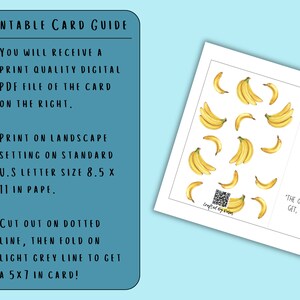 Funny Banana Birthday Card, Betty White Quote Greeting Card, Instant ...