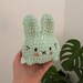 Crochet Matcha Bunny Plushie Amigurumi Crochet, Kawaii Bunny, Matcha ...