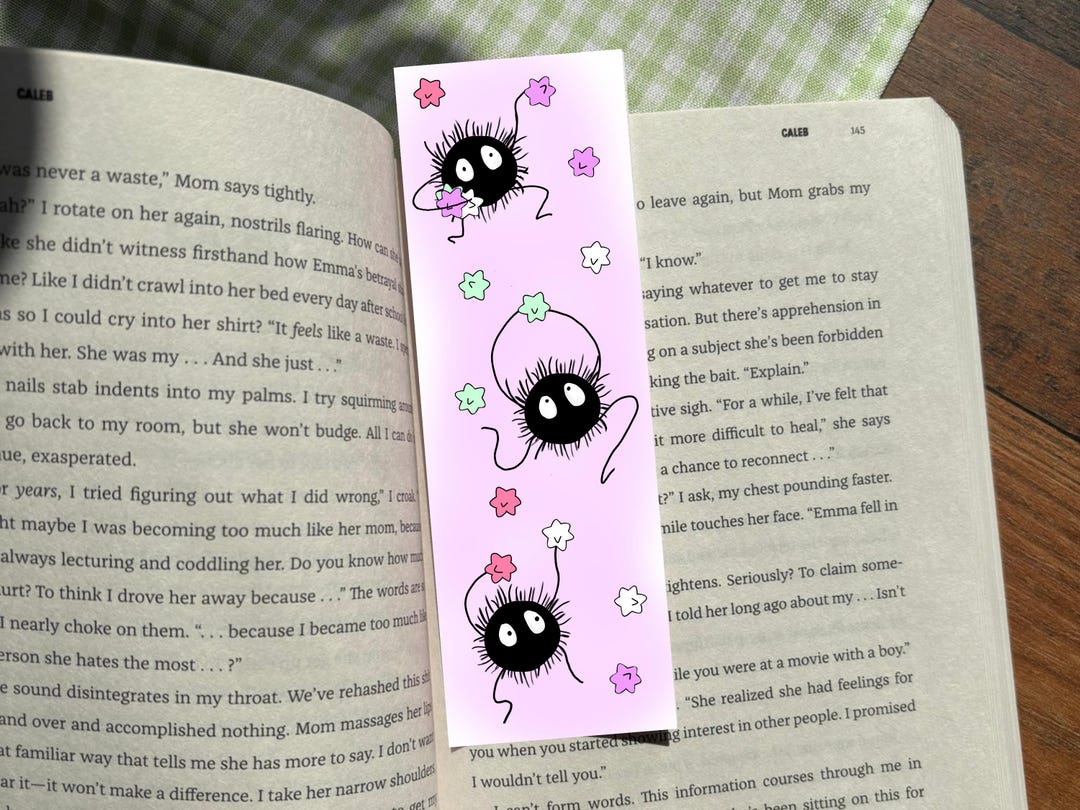 Soot Sprites Bookmarks – Cute Ghibli-inspired Book Accessories ...