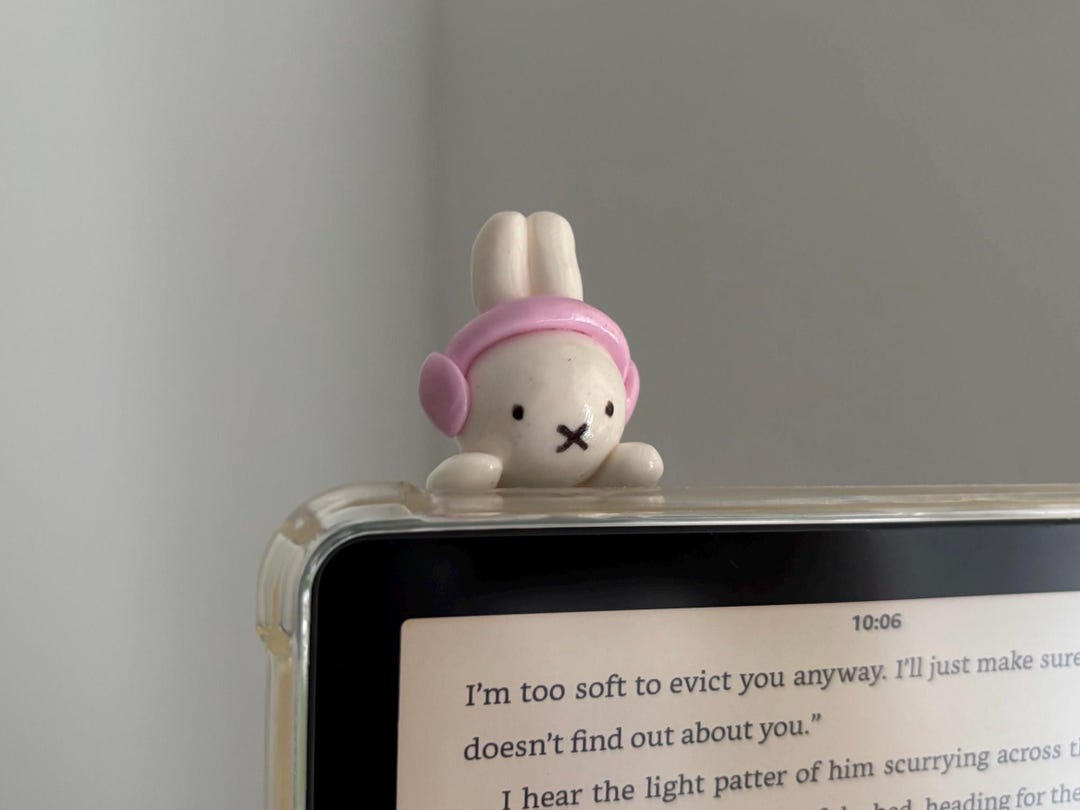 Handmade Miffy Peeker Charm – Kawaii Polymer Clay Bunny Phone Hipper ...