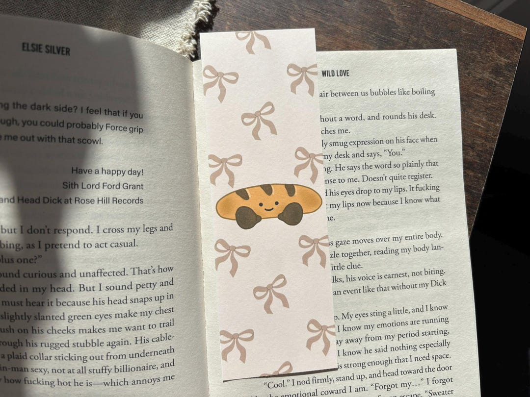 Jellycat Amuseables Baguette Inspired Bookmark – Handmade Laminated ...