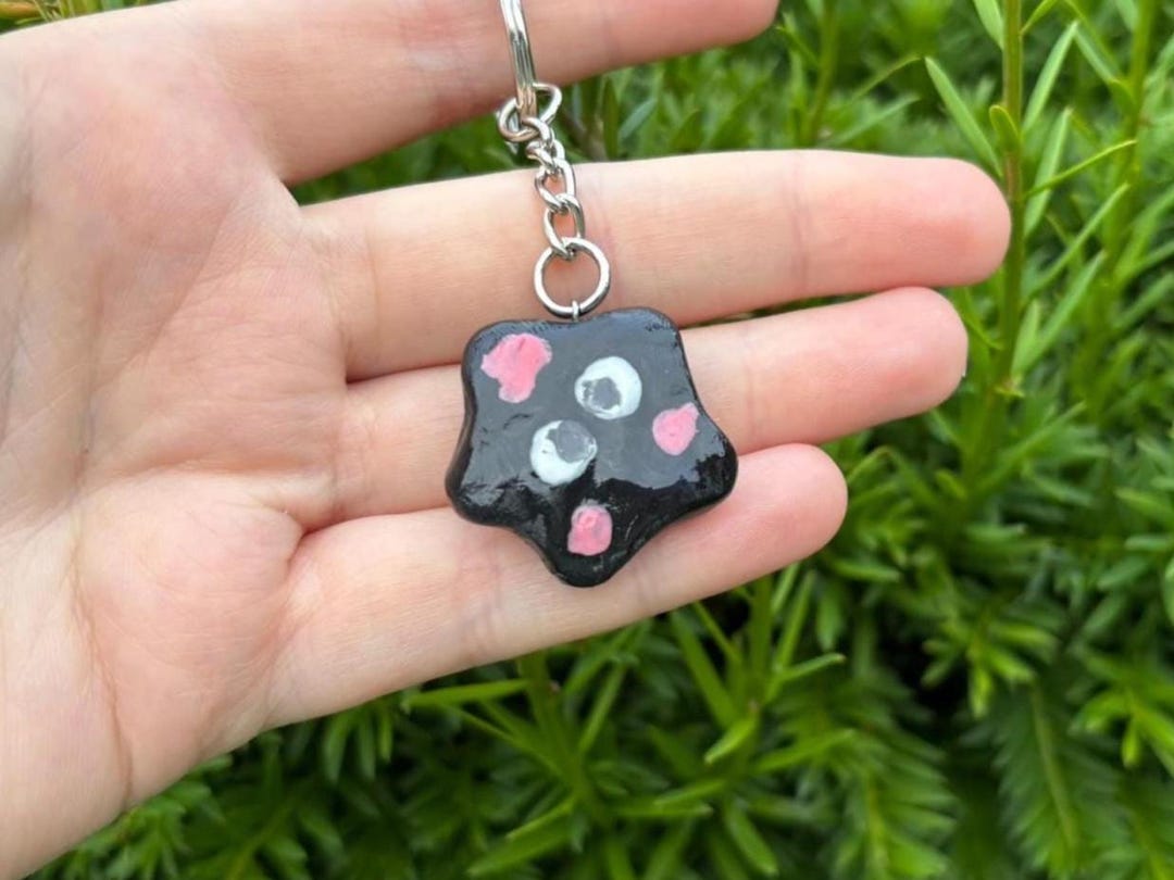 Handmade Soot Sprite Keychain – Cute Kawaii Polymer Clay Sootsprite Bag ...