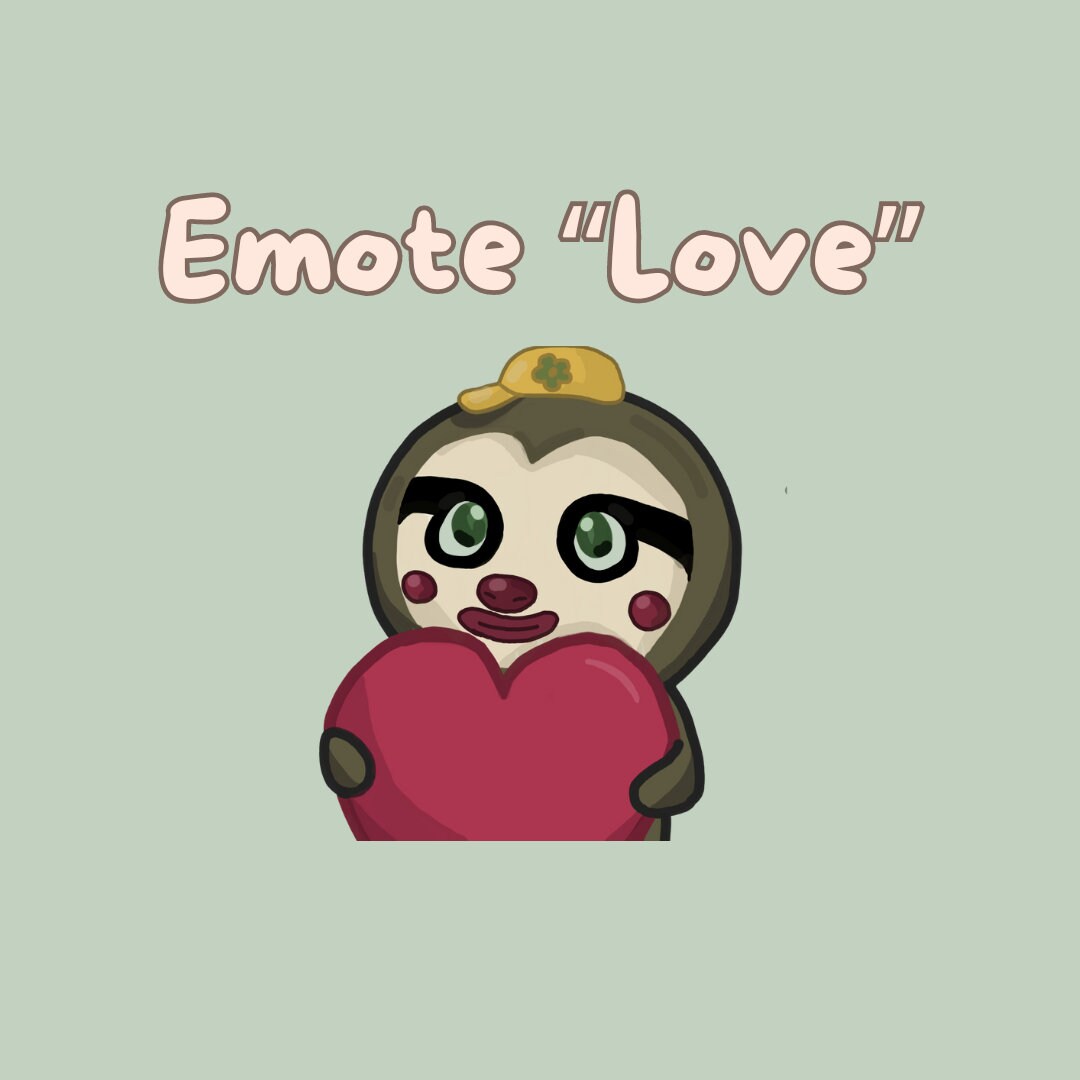 Villager leif TWITCH EMOTE Heart Cute, Streaming, Cozy, Emotes - Etsy