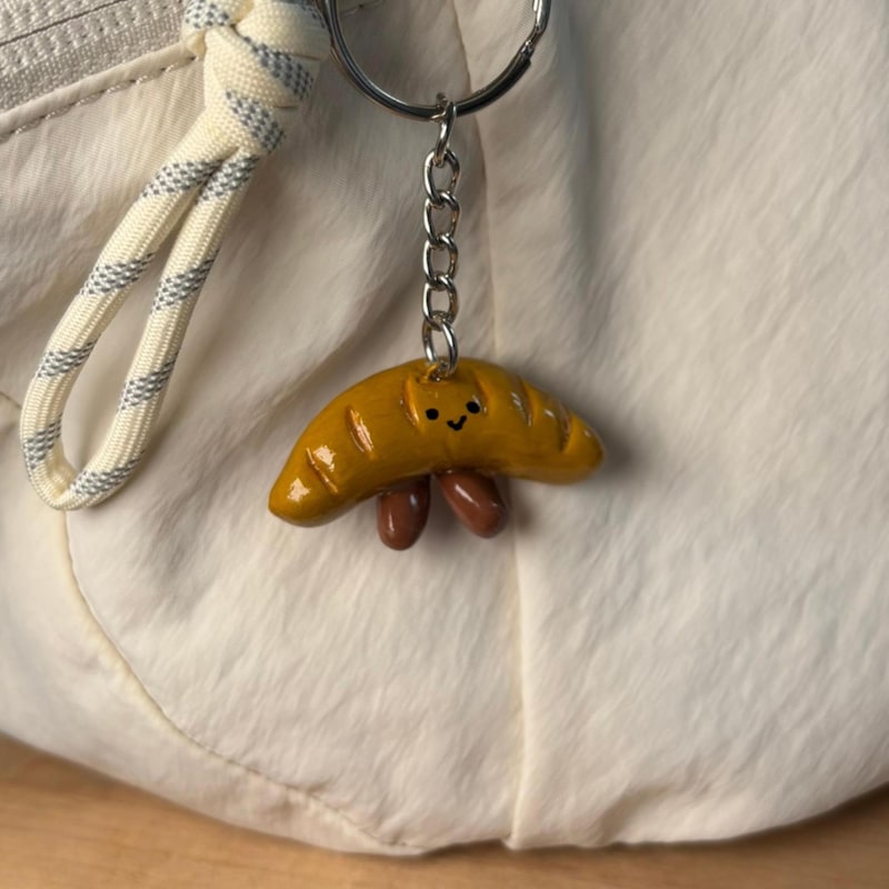 Jellycat Croissant Keychain - Etsy