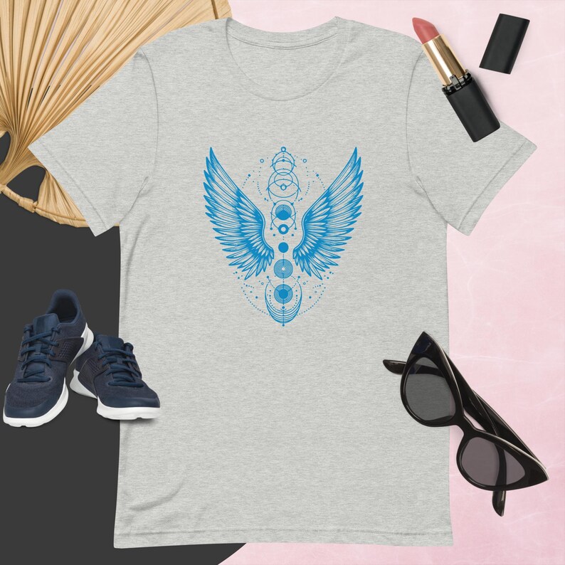 Angel Wings Unisex T-shirt, Celestial Wings T-shirt, Spiritual Wing T ...