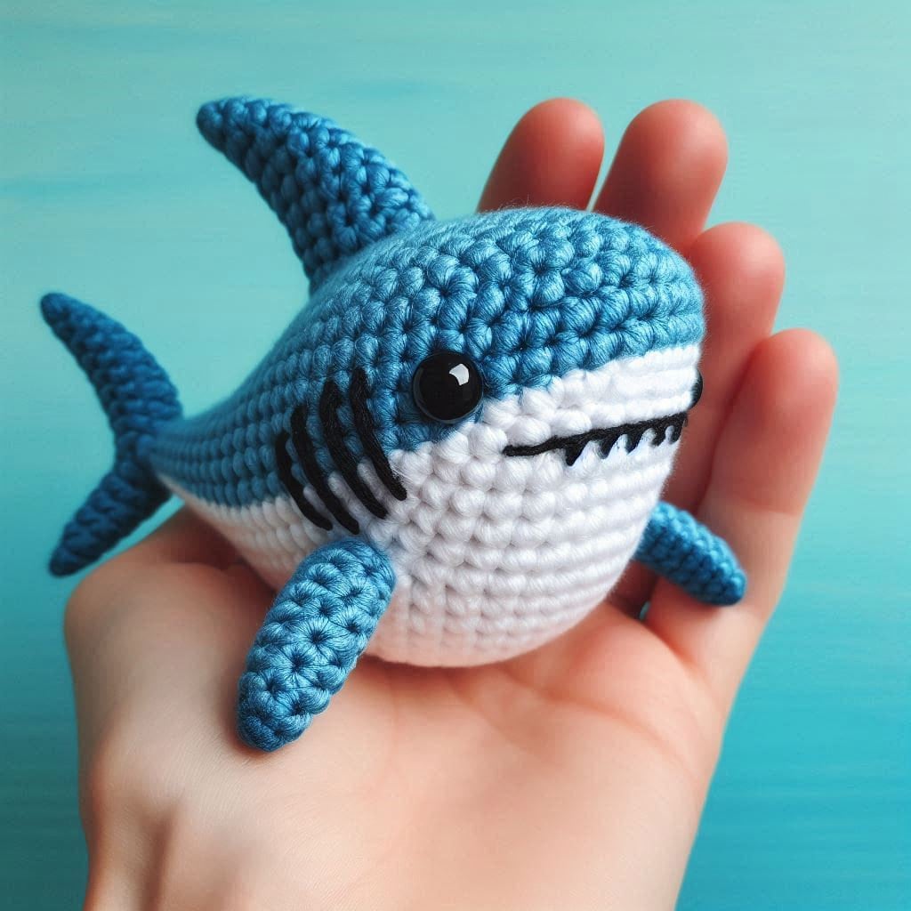 Shark Crochet PDF Pattern, Crochet Shark Amigurumi PDF Pattern, Crochet ...