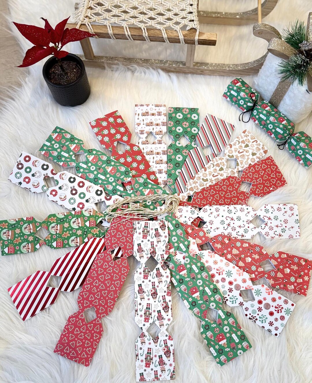 6 DIY Christmas Candy Crackers, Christmas Crackers to Fill, Table Gifts ...