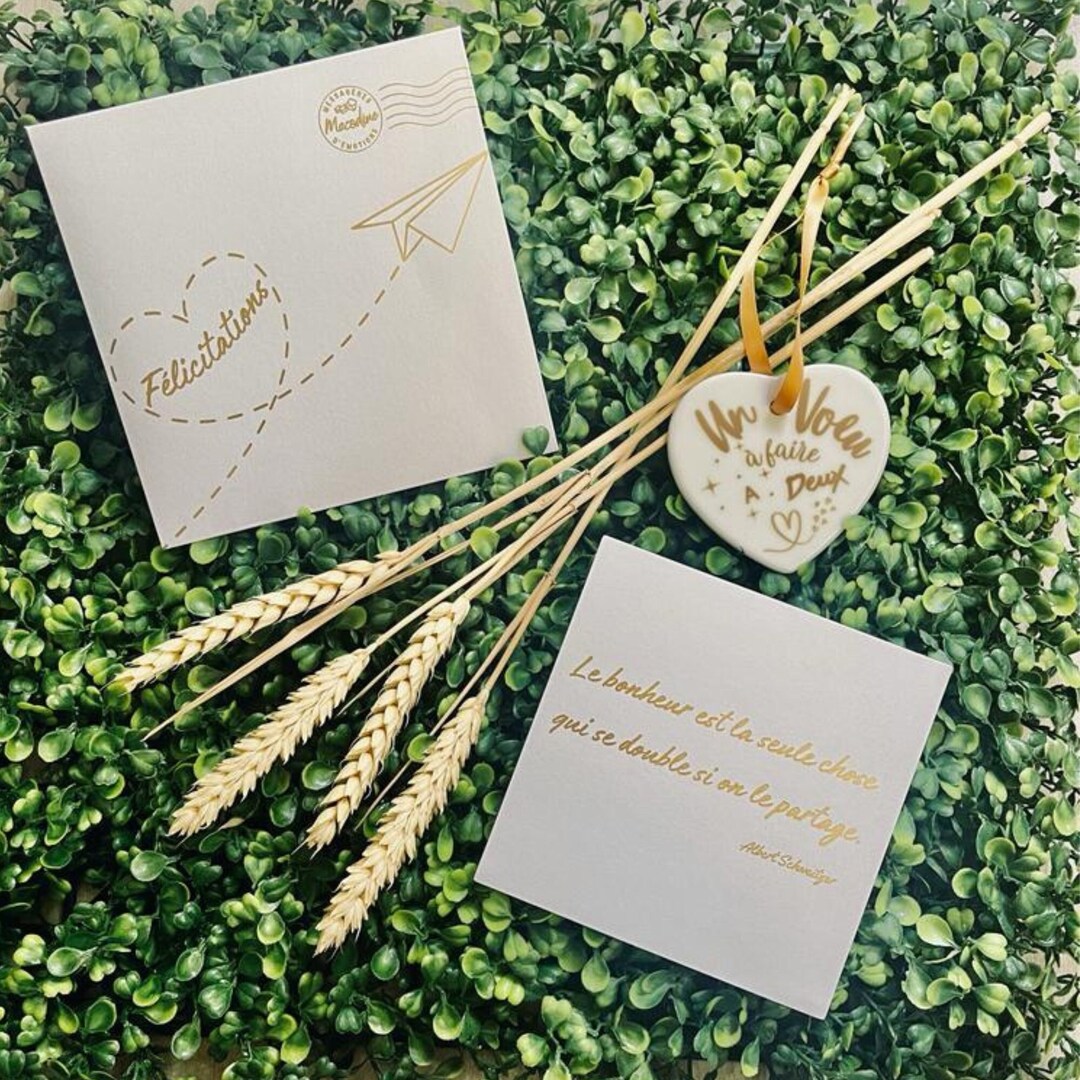 Congratulations Card & Lucky Charm Medallion, Wedding/civil Partnership ...