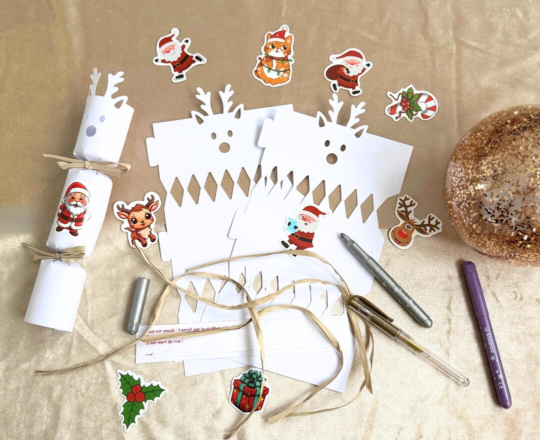 DIY Christmas Cracker for Kids, DIY Kids Workshop, Christmas Table ...