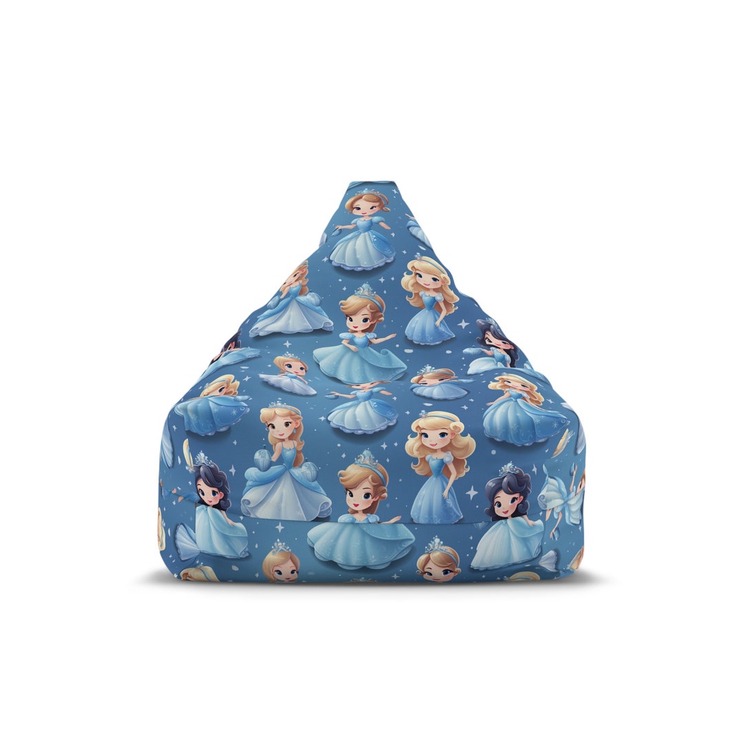 Kids Bean Bag Chair, Little Princess Bean Bag - Etsy