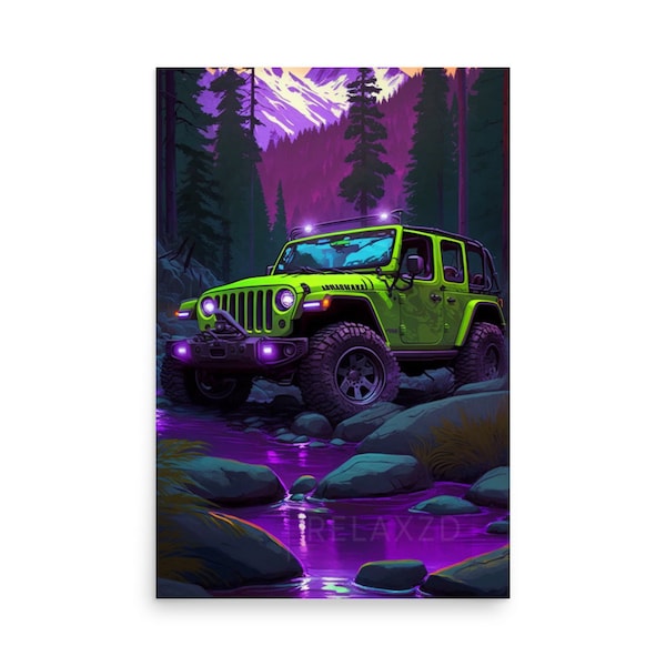 Jeep Poster - Etsy
