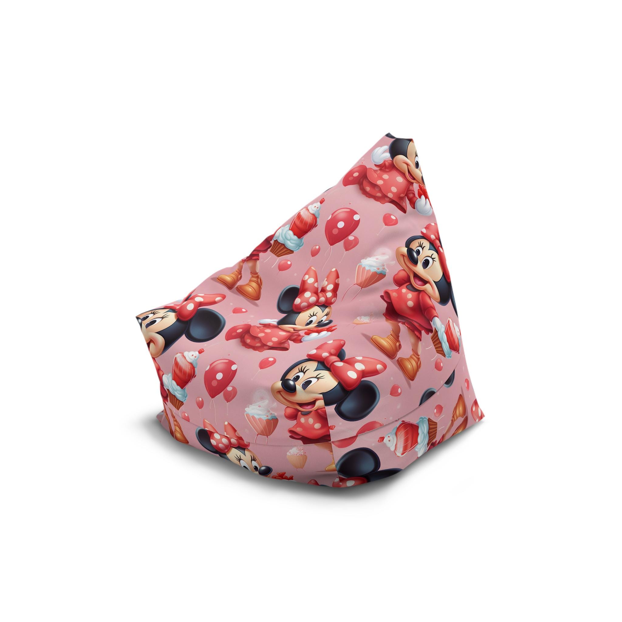 Kids Bean Bag, Minnie Mouse Bean Bag, Kids Furniture, Kids Room Decor ...