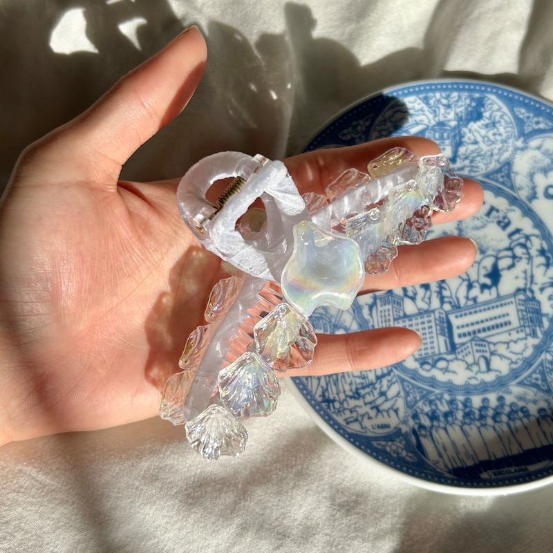 Sea Shell Hair Clips - Etsy