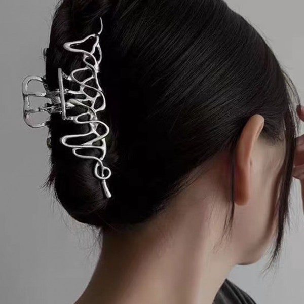 Metal Hair Clip - Etsy