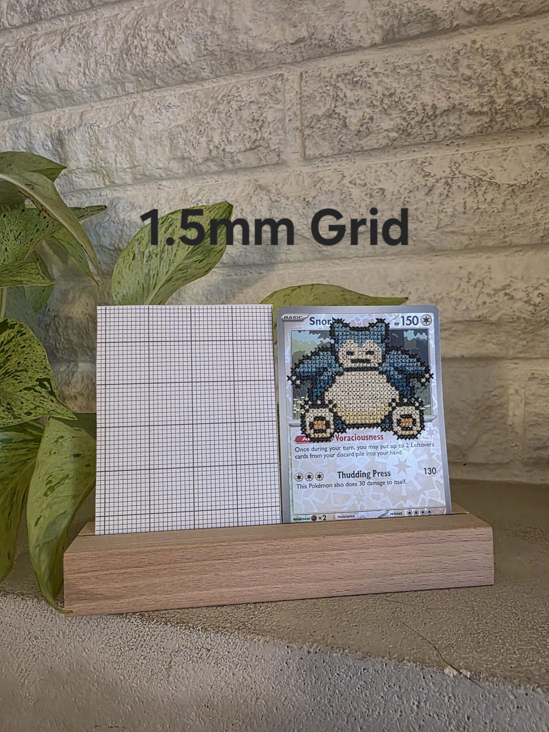 Pokemon Card Cross Stitch Grid Sticker - Etsy
