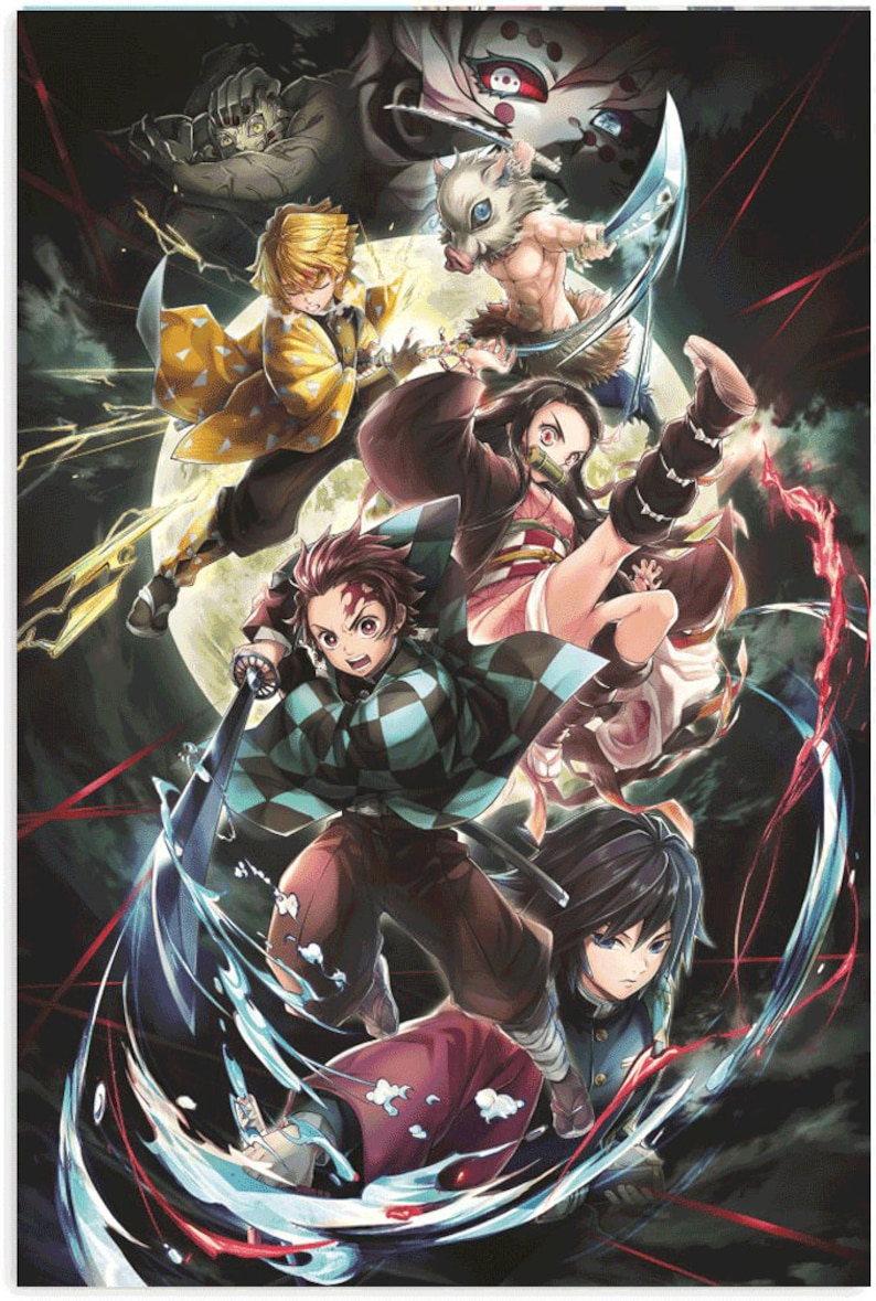 Demon Slayer Spy X Family Anime Poster HD Canvas Prints - Etsy