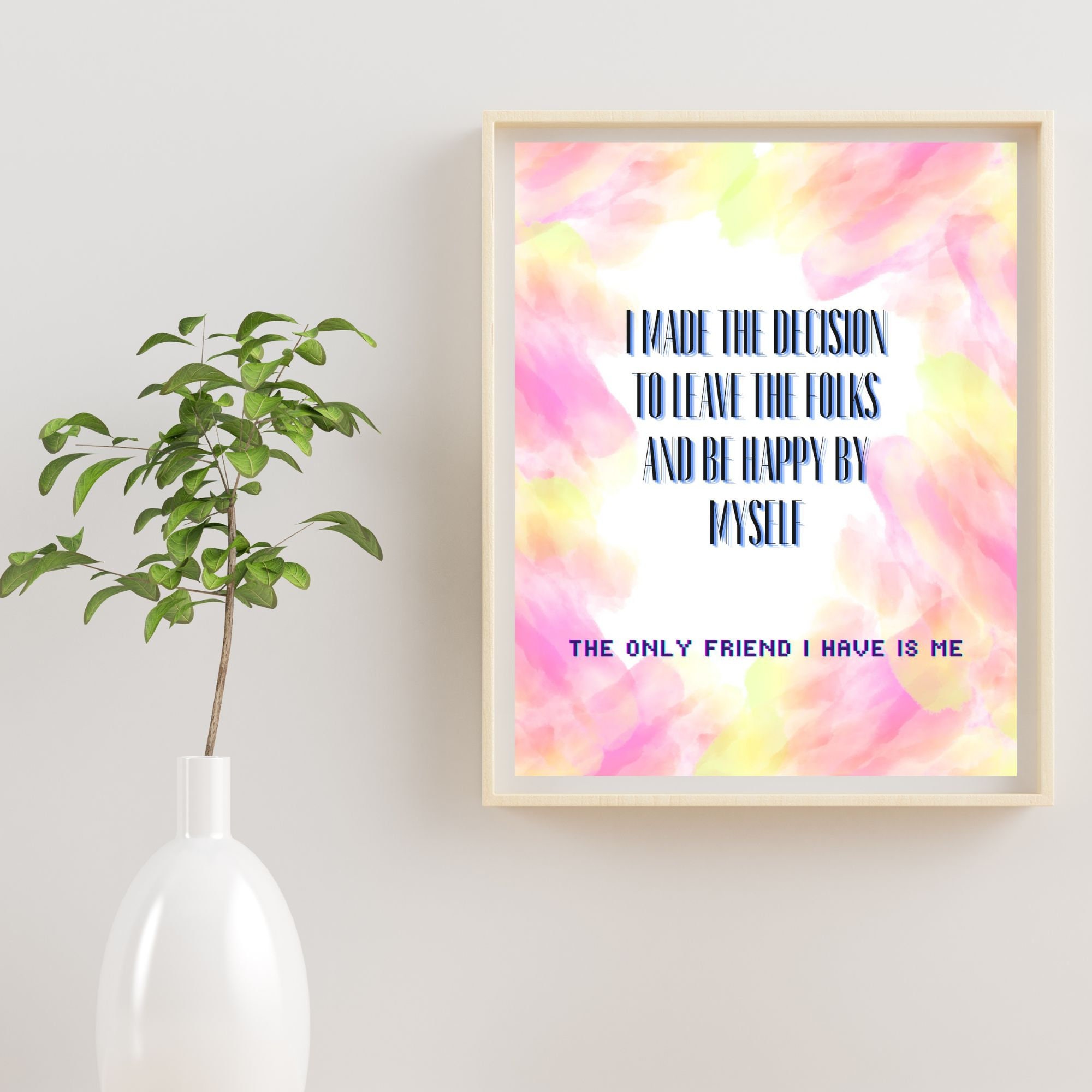 Motivational Thought Wall Art Printable Piece of Wall Art - Etsy