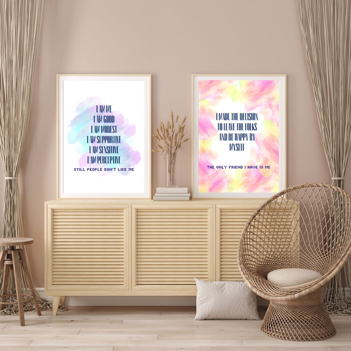 Motivational Thought Wall Art, Printable Piece of Wall Art, Positive ...