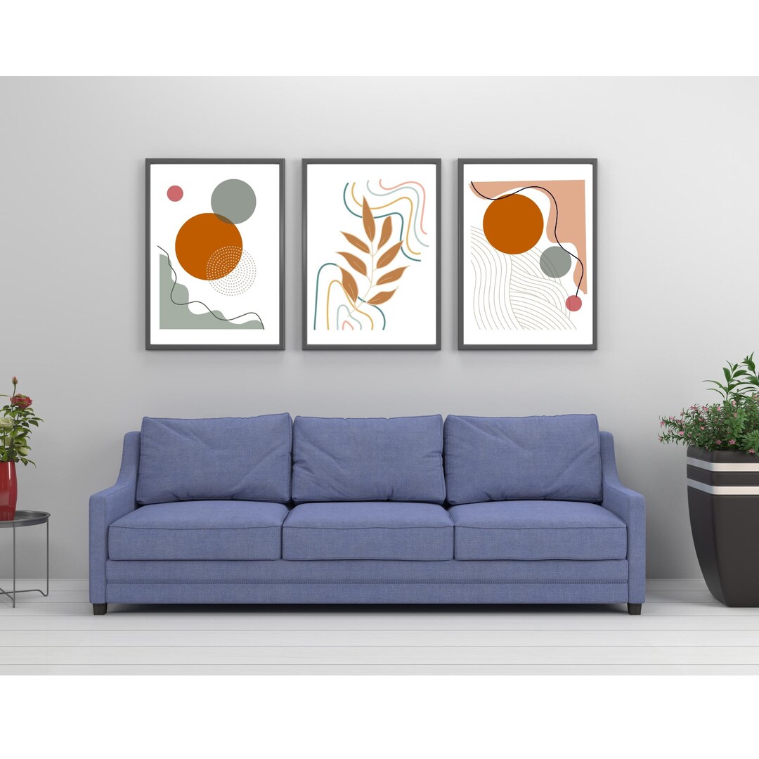 Abstract Geometric Art Prints: Modern Wall Decor (digital Download) - Etsy