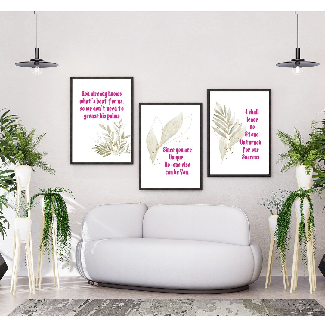 Inspirational Wall Art Prints: Positive Affirmations (digital Download ...