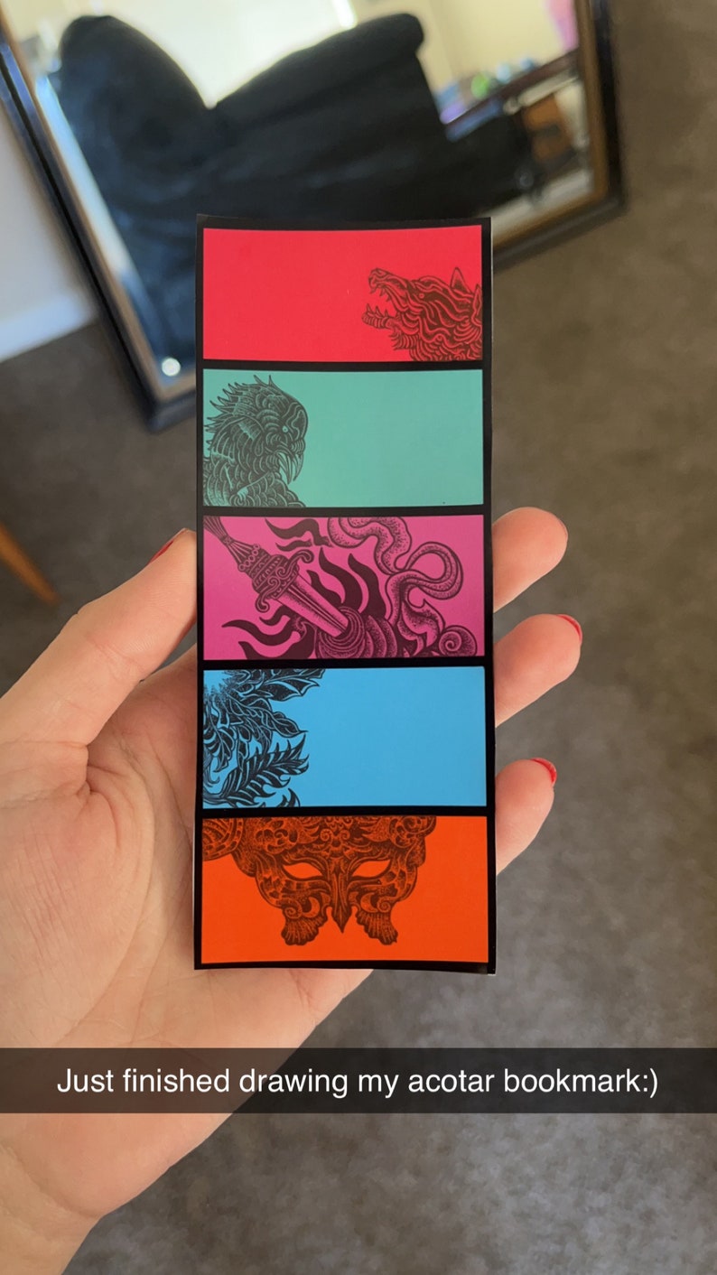 ACOTAR Bookmark - Etsy