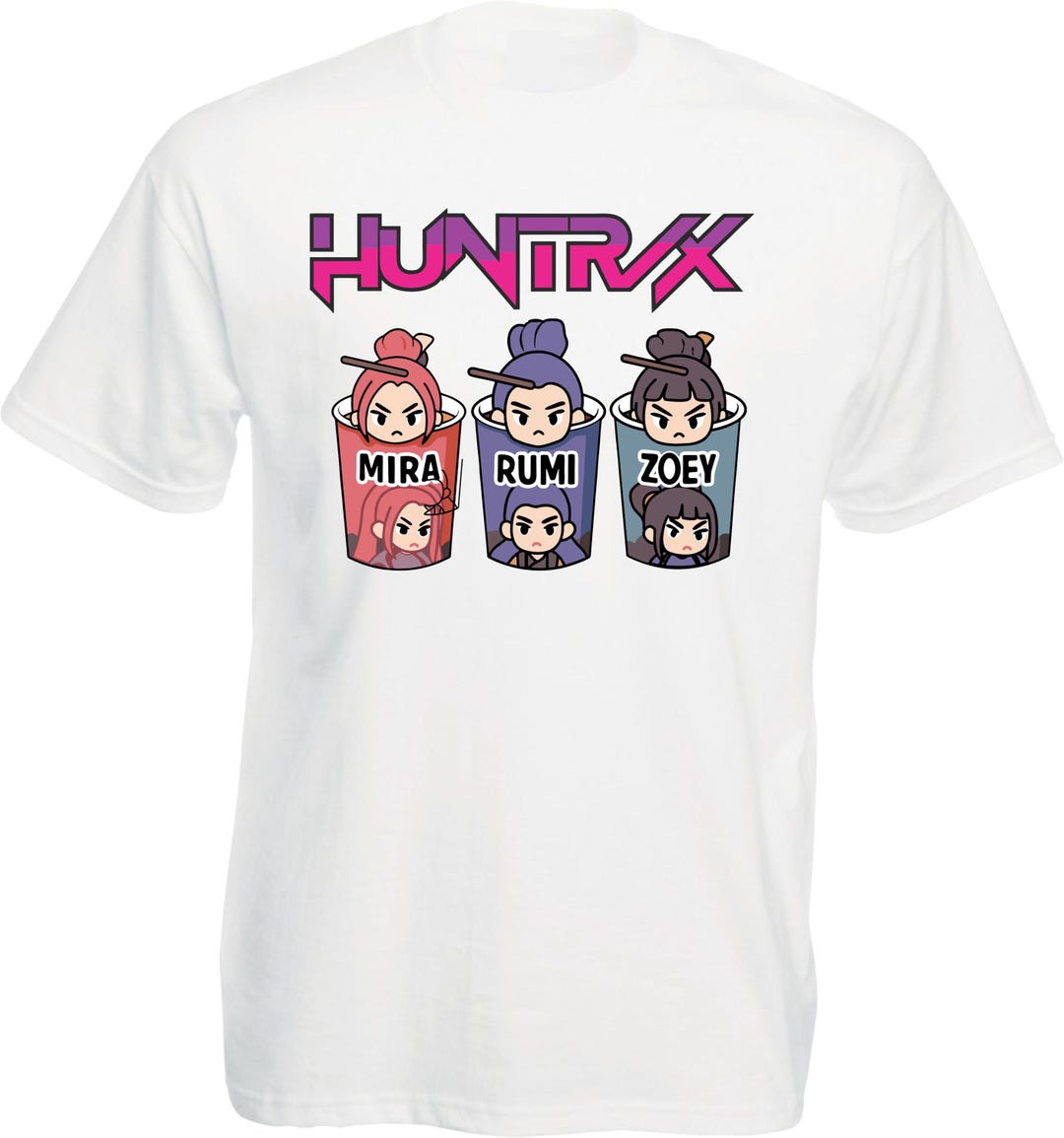 Kpop Demon Hunters T-shirts, , Jinu Manga Shirts Saja Girls Korean ...