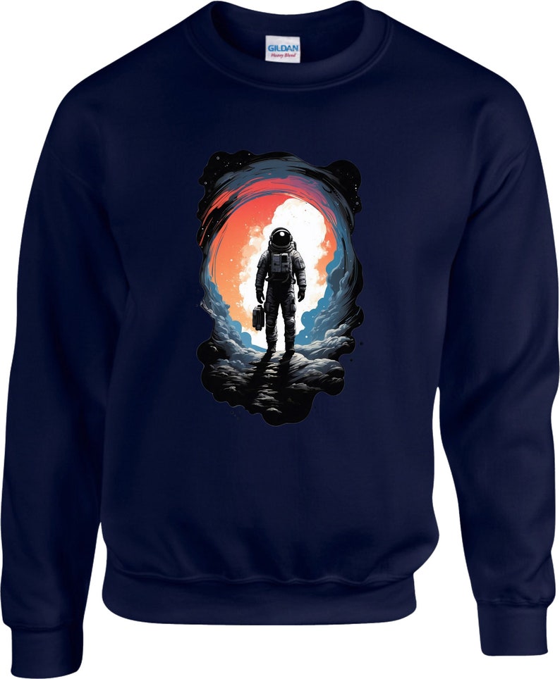 Astronaut Sweatshirt, Outer Space Themed Science Gift, Space ...