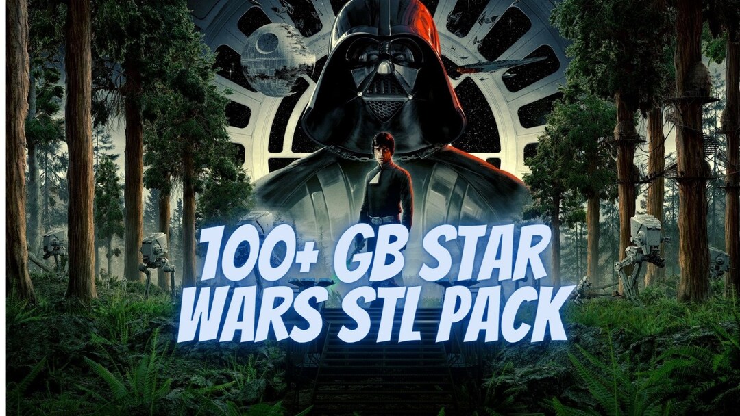 Mega Star Wars 3d Stl Pack ,100 GB , Star Wars Stl Bundle , Digital ...