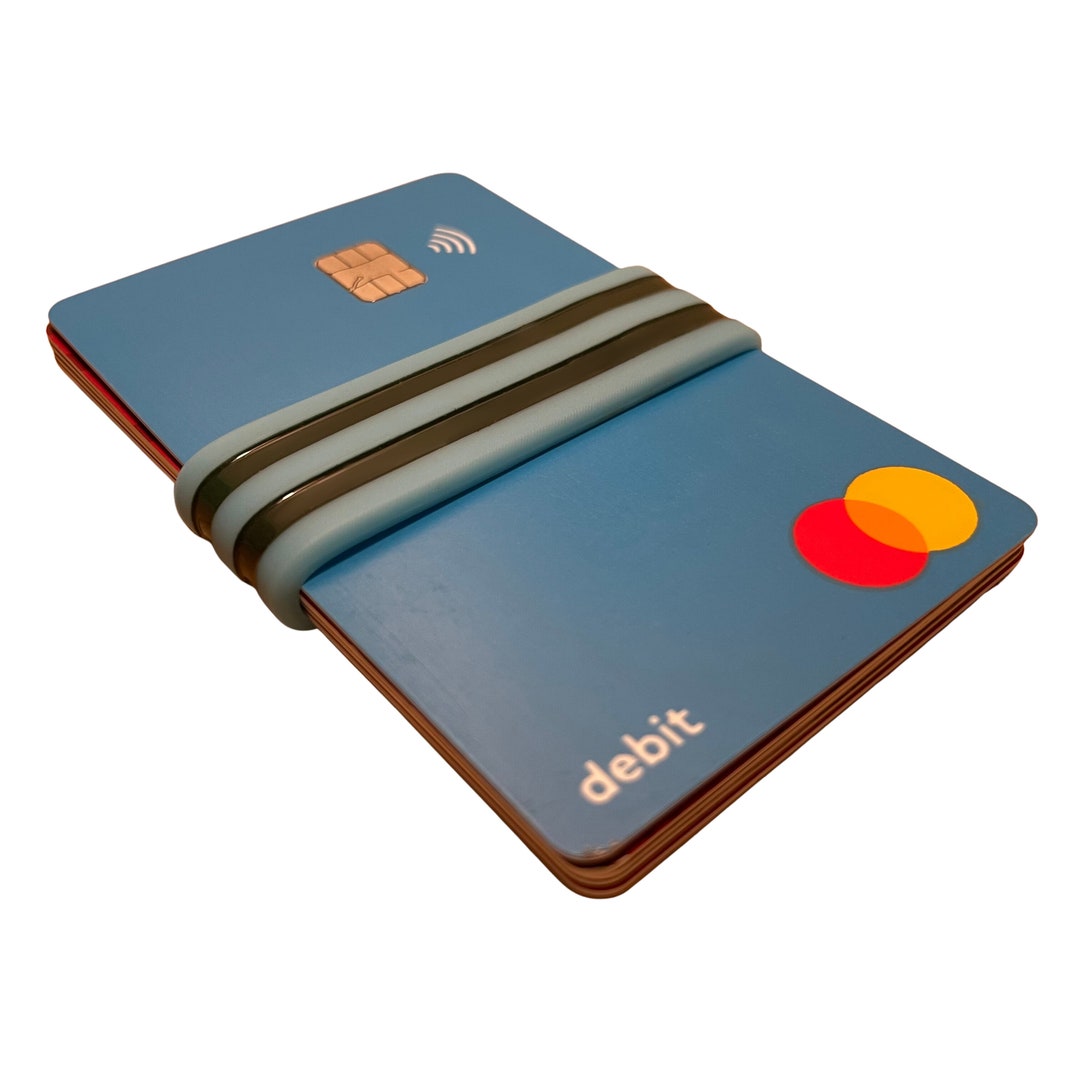 Bandit Slim Silicone Wallet Band: Minimalist Money Clip - Etsy