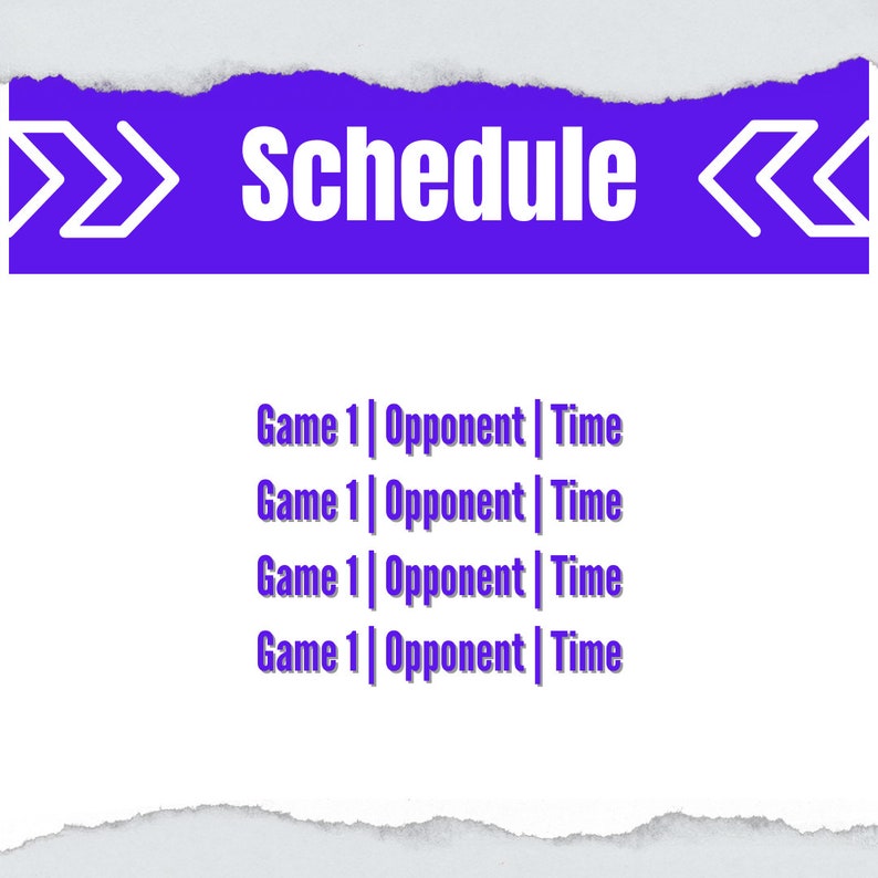 Sports Template Pack 1 - Etsy