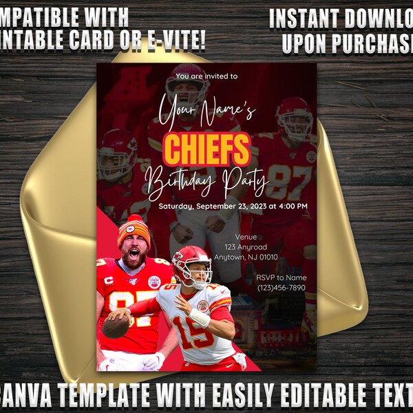 Kansas City Chiefs Party Banner - Etsy