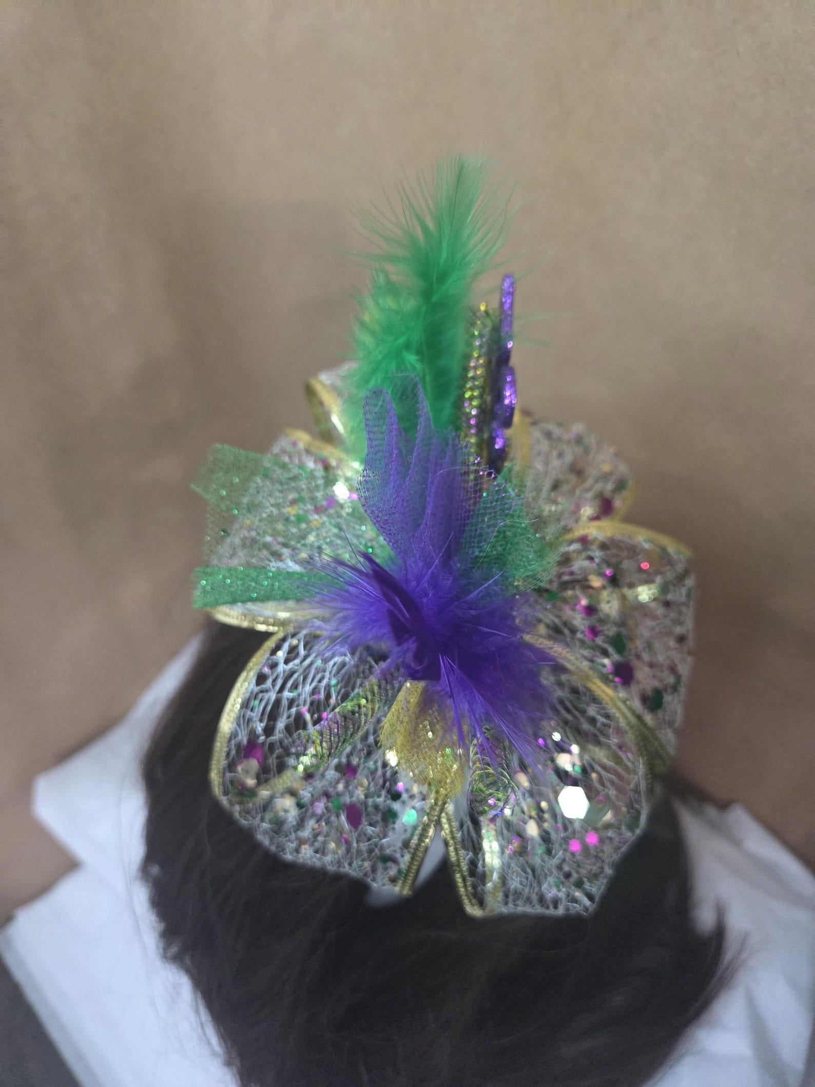 Mardi Gras Headband, Mardi Gras Head Piece, Mardi Gras Party Headband ...