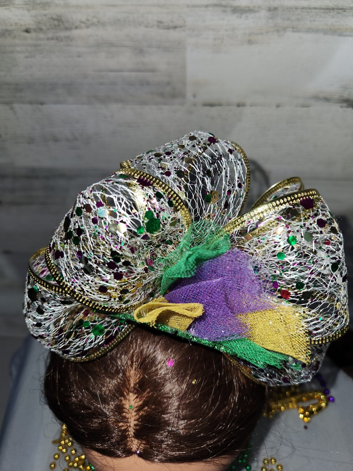 Mardi Gras Headband, Mardi Gras Head Piece, Mardi Gras Party Headband ...