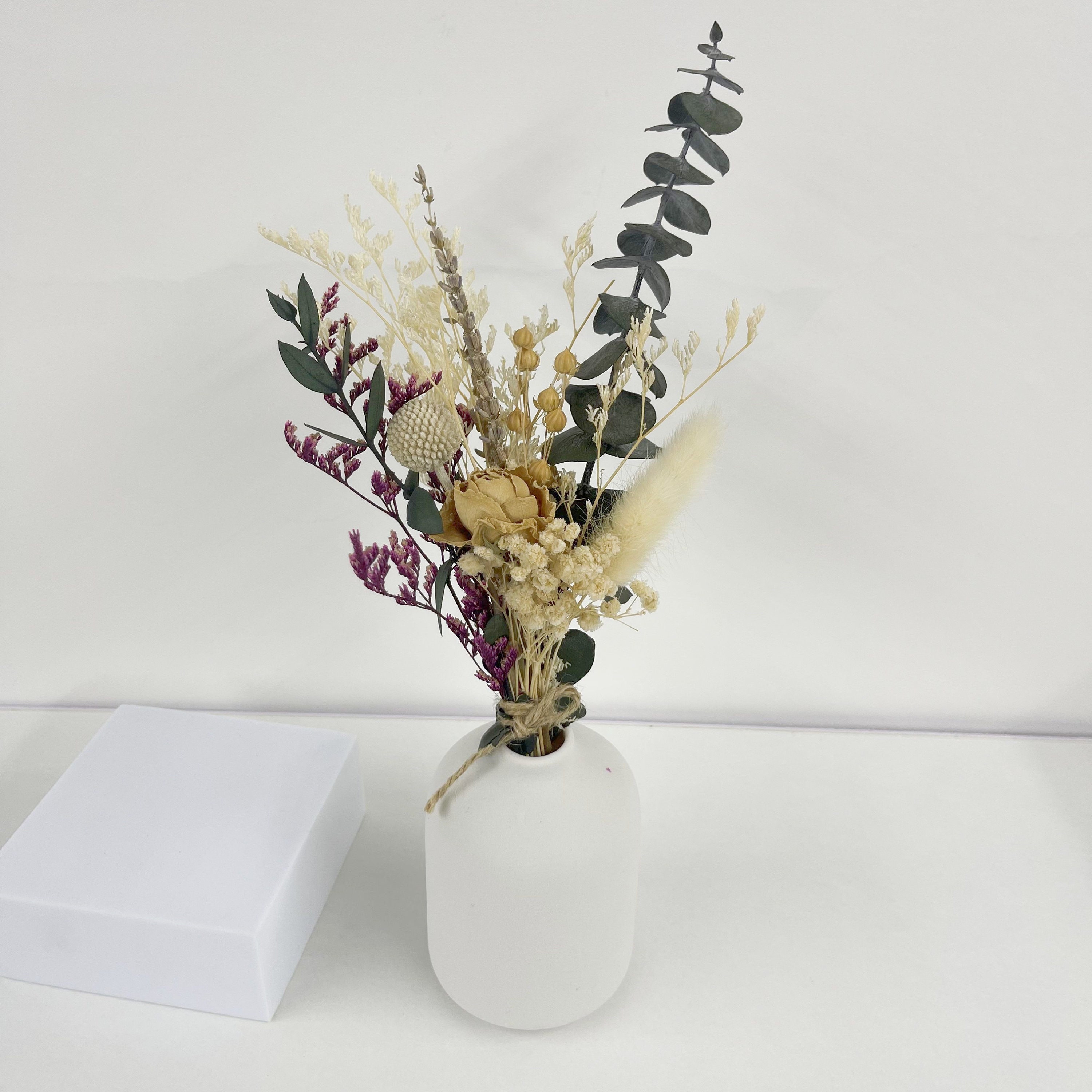 Mini Dry Flower Bouquetnatural Plants Bouquet Boho Dried - Etsy