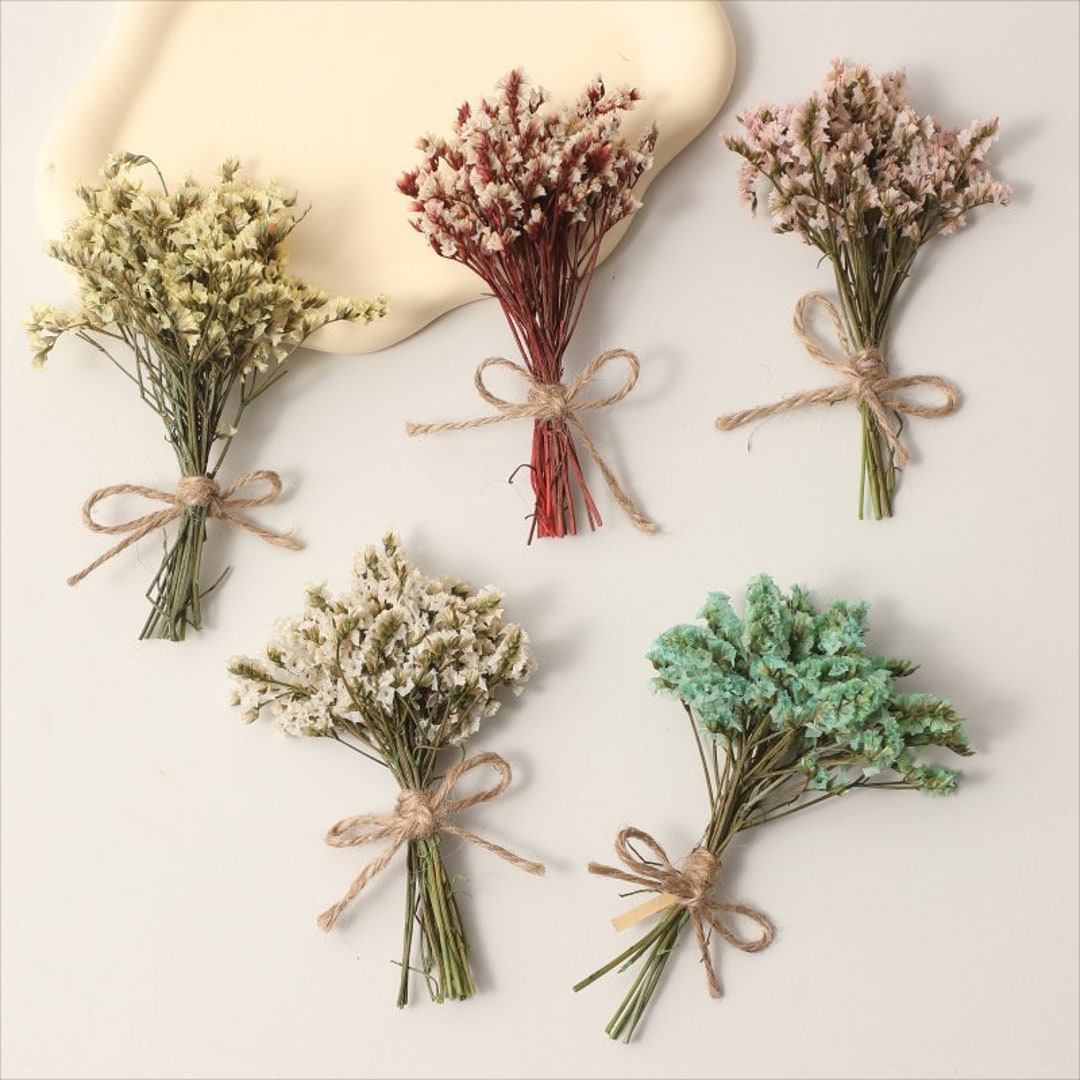Natural Mini Dried Flower Bouquet,home Decor,cake Topper,letterbox Gift ...