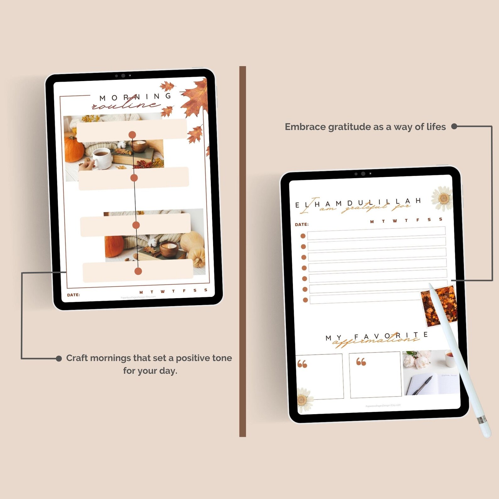 Weekly Muslim Planner Undated Planner Weekly Islamic Planner Quran ...