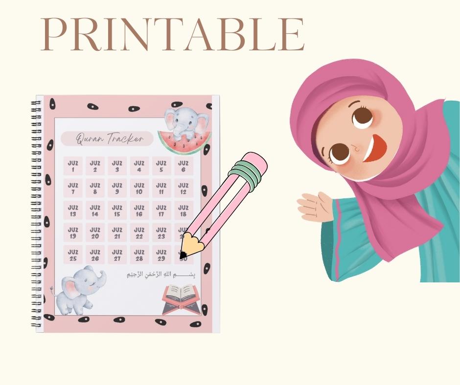 Muslim Kids Planner Digital Kids Planner Printables Kids Planner ...