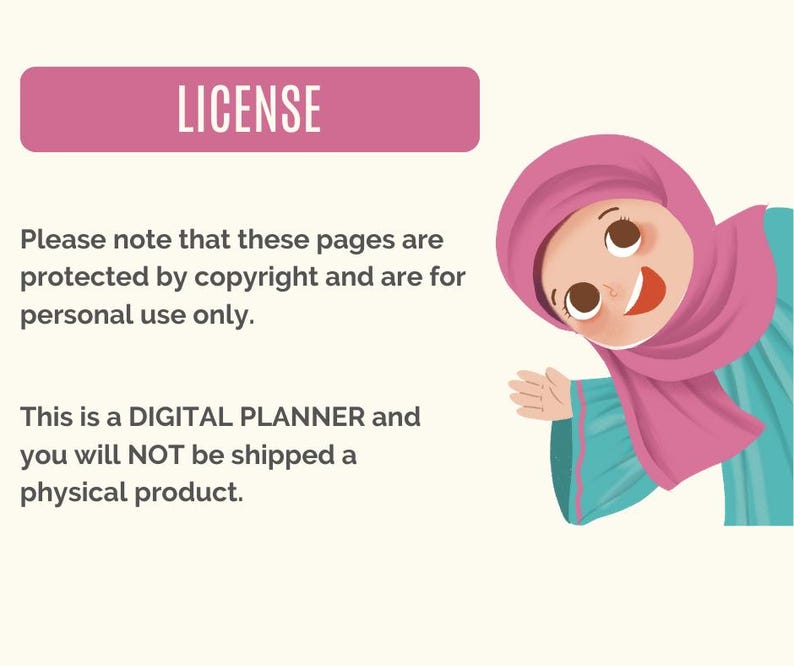 Muslim Kids Planner Digital Kids Planner Printables Kids Planner ...