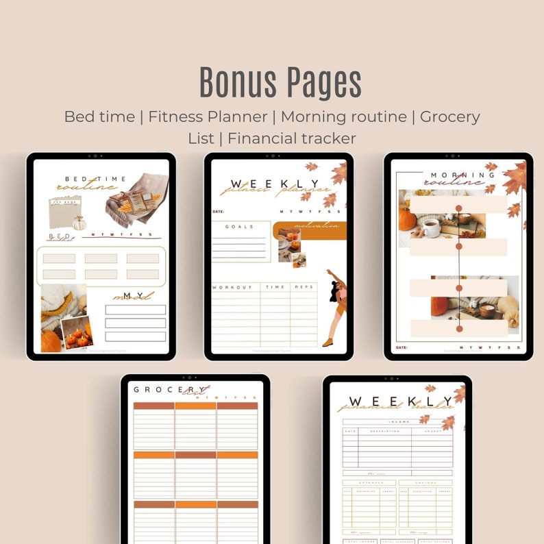 Weekly Muslim Planner Undated Planner Weekly Islamic Planner Quran ...