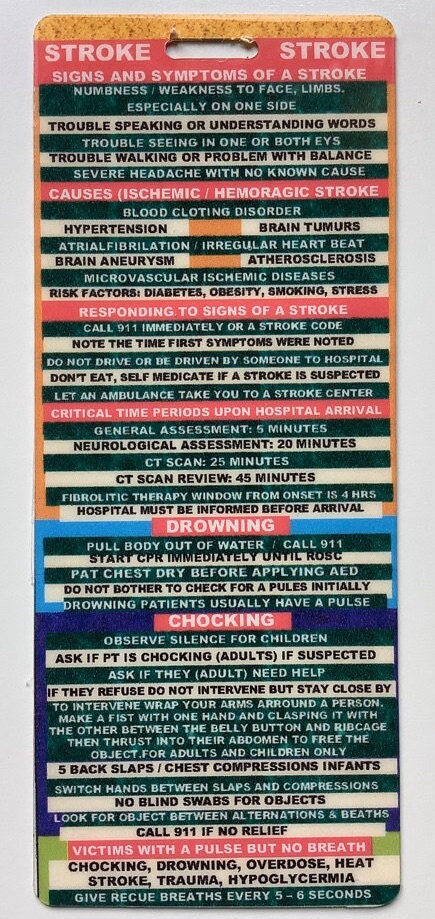 BLS Badge Emergency Card Nurse Complementary Card. - Etsy