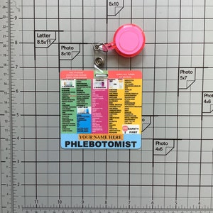 Phlebotomist Name Badge - Etsy