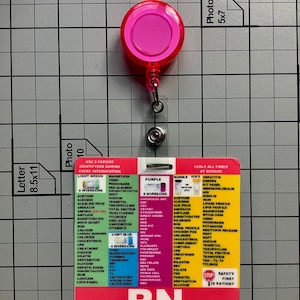 Phlebotomist Badge, Blood Tubes, Specimens - Etsy